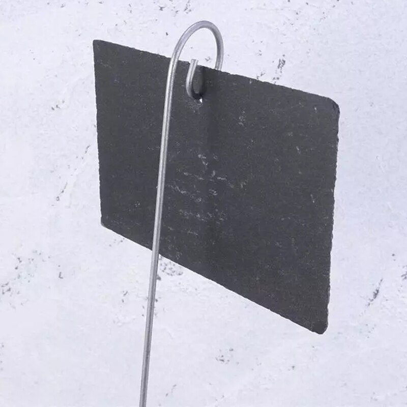 Slate Gardening Labels Rectangular Plant Tag Iron ... – Vicedeal