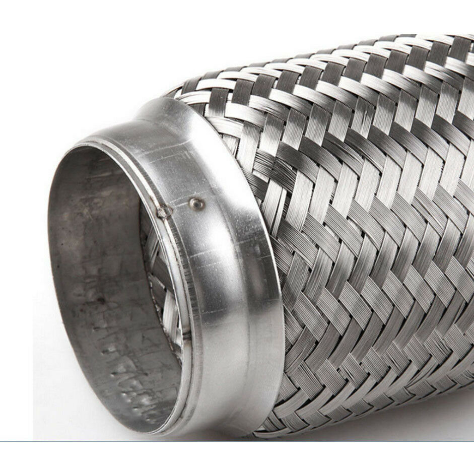 3" Inlet Car Exhaust Flex Pipe Stainless Steel Dou... – Grandado