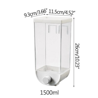 Wall-Mounted Kitchen Multi-Grain Sealed Jars Perfo... – Grandado