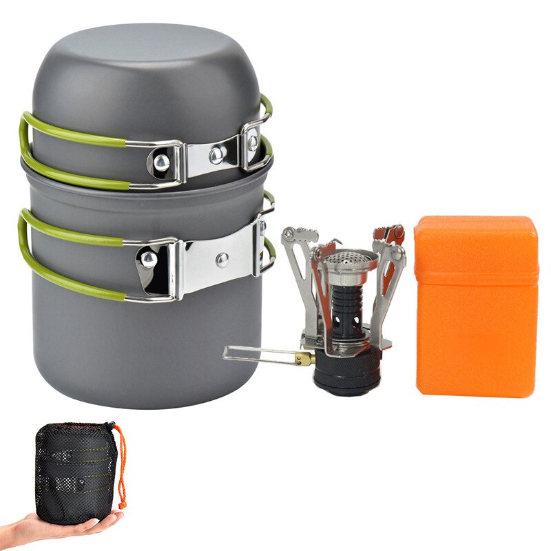 Widesea Camping Cookware Outdoor Cooking Set Heat ... – Grandado