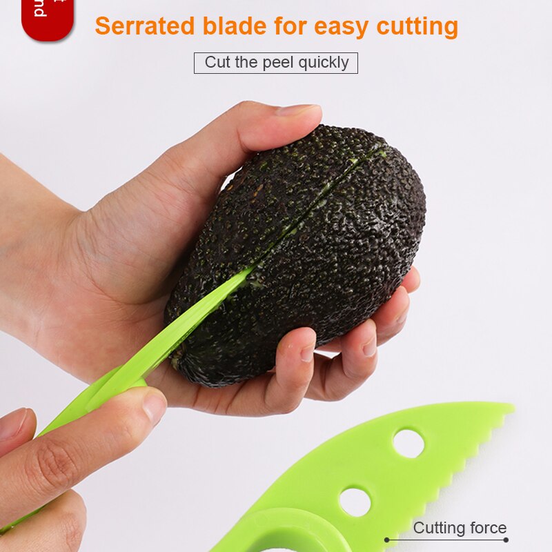 3 In 1 Avocado Slicer with fork Shea Corer Butter ... – Grandado
