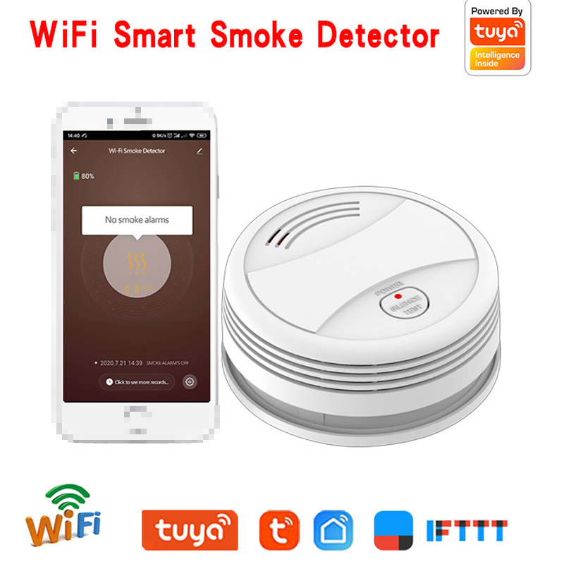 WiFi tuya Smart Smoke Detector Fire Safety for Hom... – Vicedeal