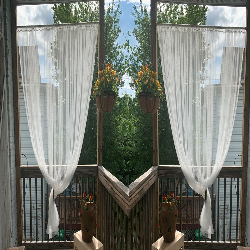 Patio Garden Mosquito Net Adjustable Porch Screen ... – Grandado