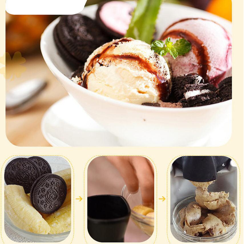 220V EU US UK AU Plug Electric Ice Cream Machine H... – Grandado