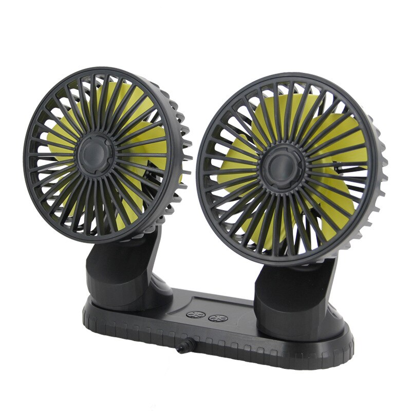 Vehicle Fan 12V/24v Double Headed Universal Large ... – Grandado
