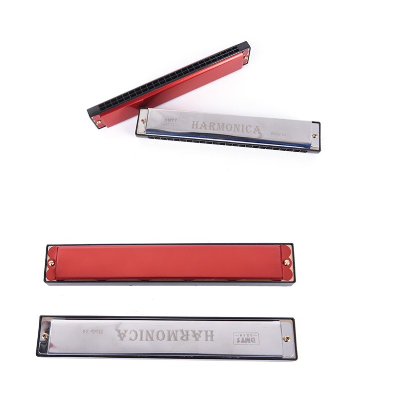 24 Hole Key Of C Play Harmonica Tremolo Harmonica ... – Grandado