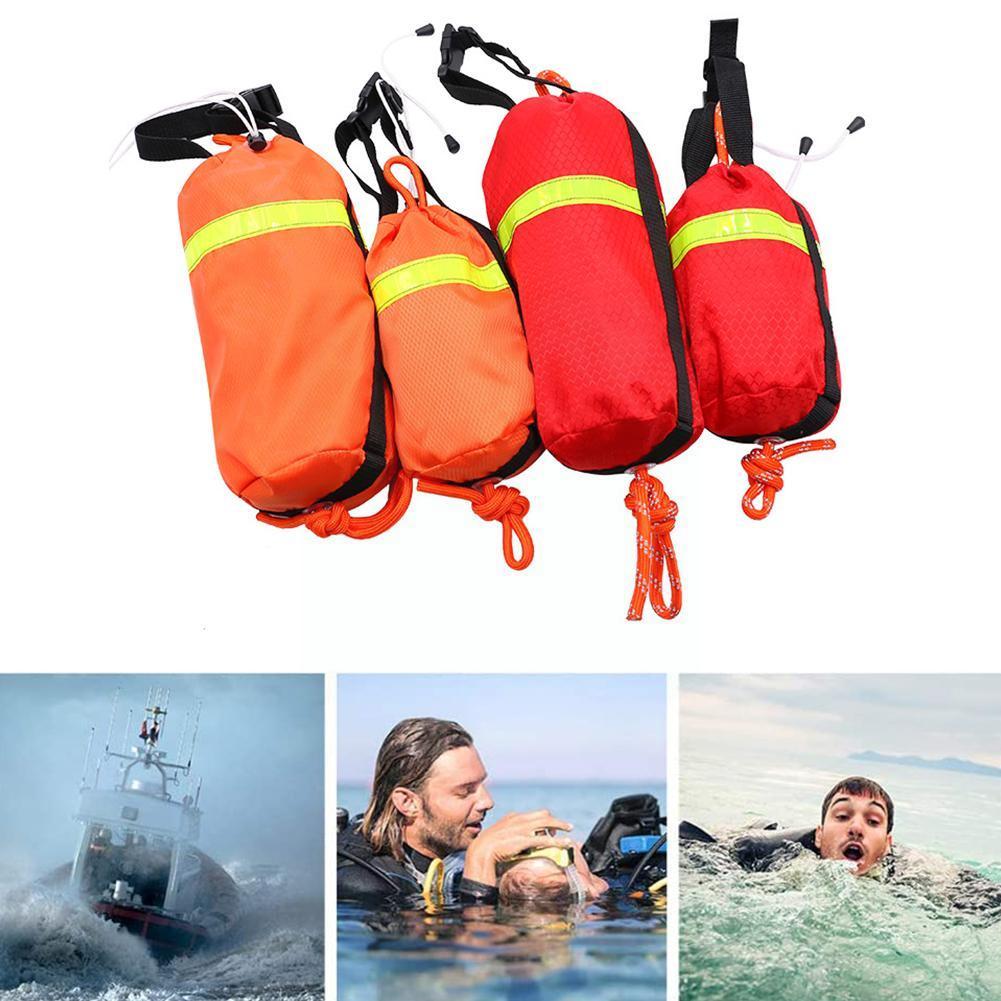 Floating Lifeline Bag Reflective Throwing Rope Bag... – Grandado
