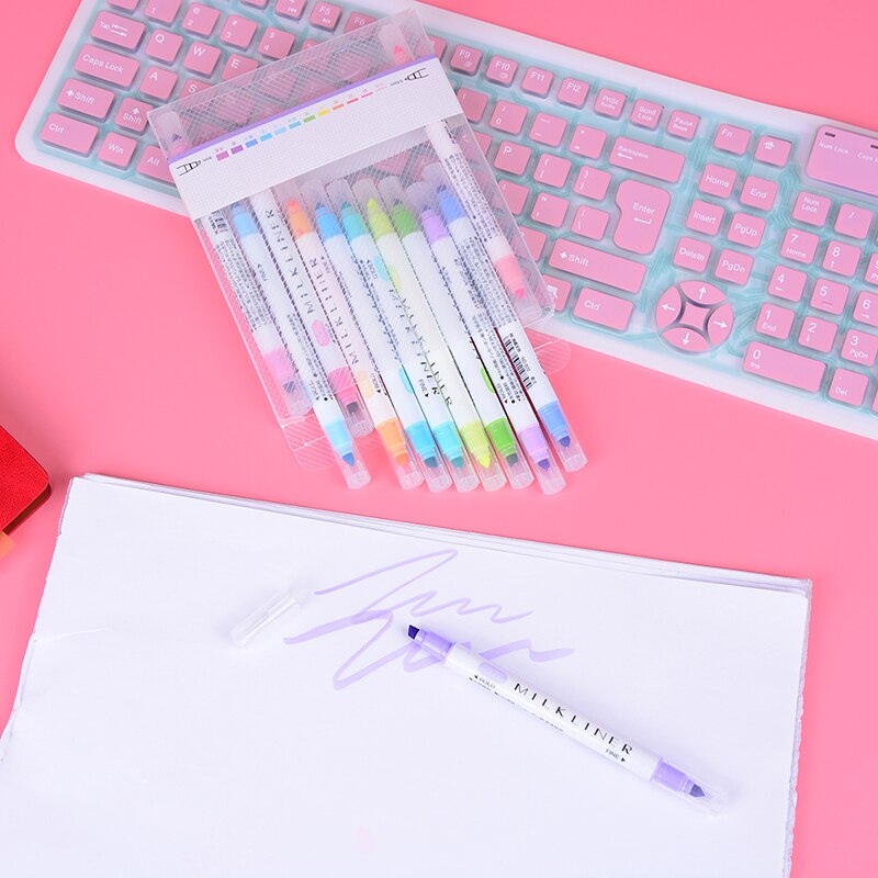 12 Pcs/set Cute Art Highlighter Japanese Mildliner... – Grandado