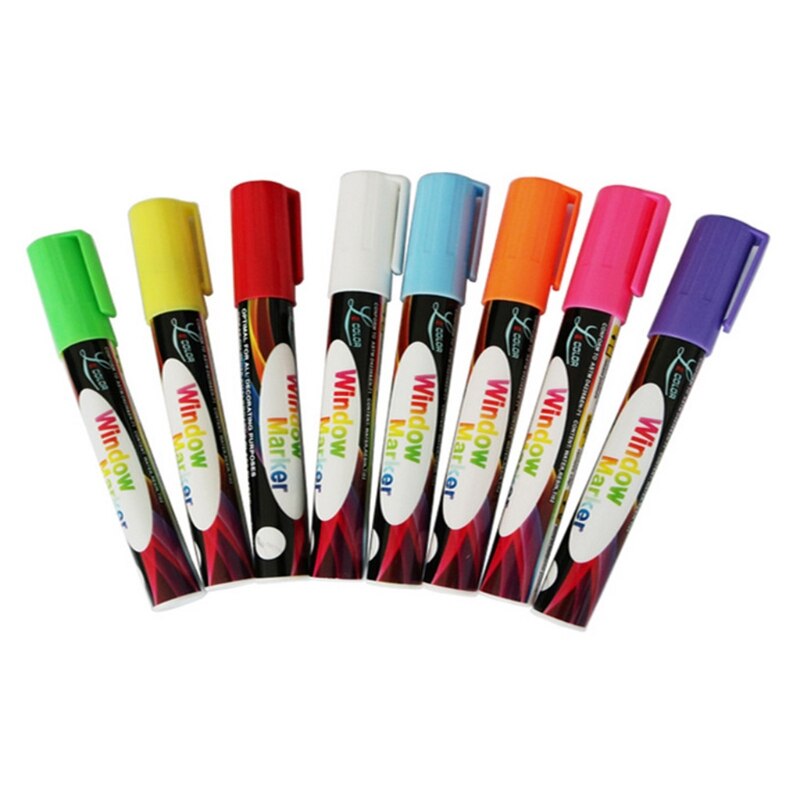 8 Pcs/Set Dual-side Writing Highlighter Fluorescen... – Grandado