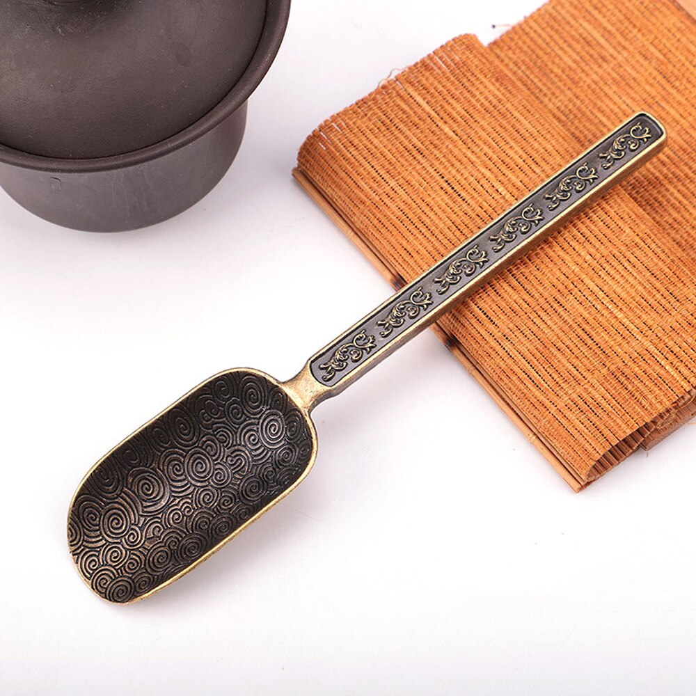 Chinese Tea Spoons Copper Tea Scoop Spoon Tea Leav... – Grandado