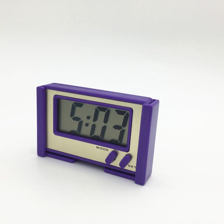 Simple Mini Table Clock Mute Bedside Electronic Cl... – Vicedeal