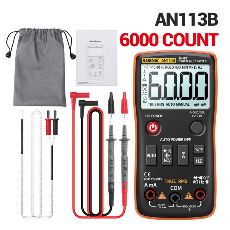 Aneng AN113B Smart Multimeter Hoge Precisie Automa... – Vicedeal