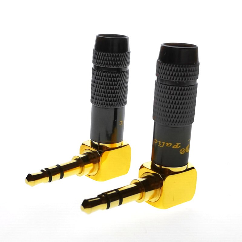 2PCS 24k Gold plated 3.5mm Stereo 3 4 Pole Male Pl... – Vicedeal