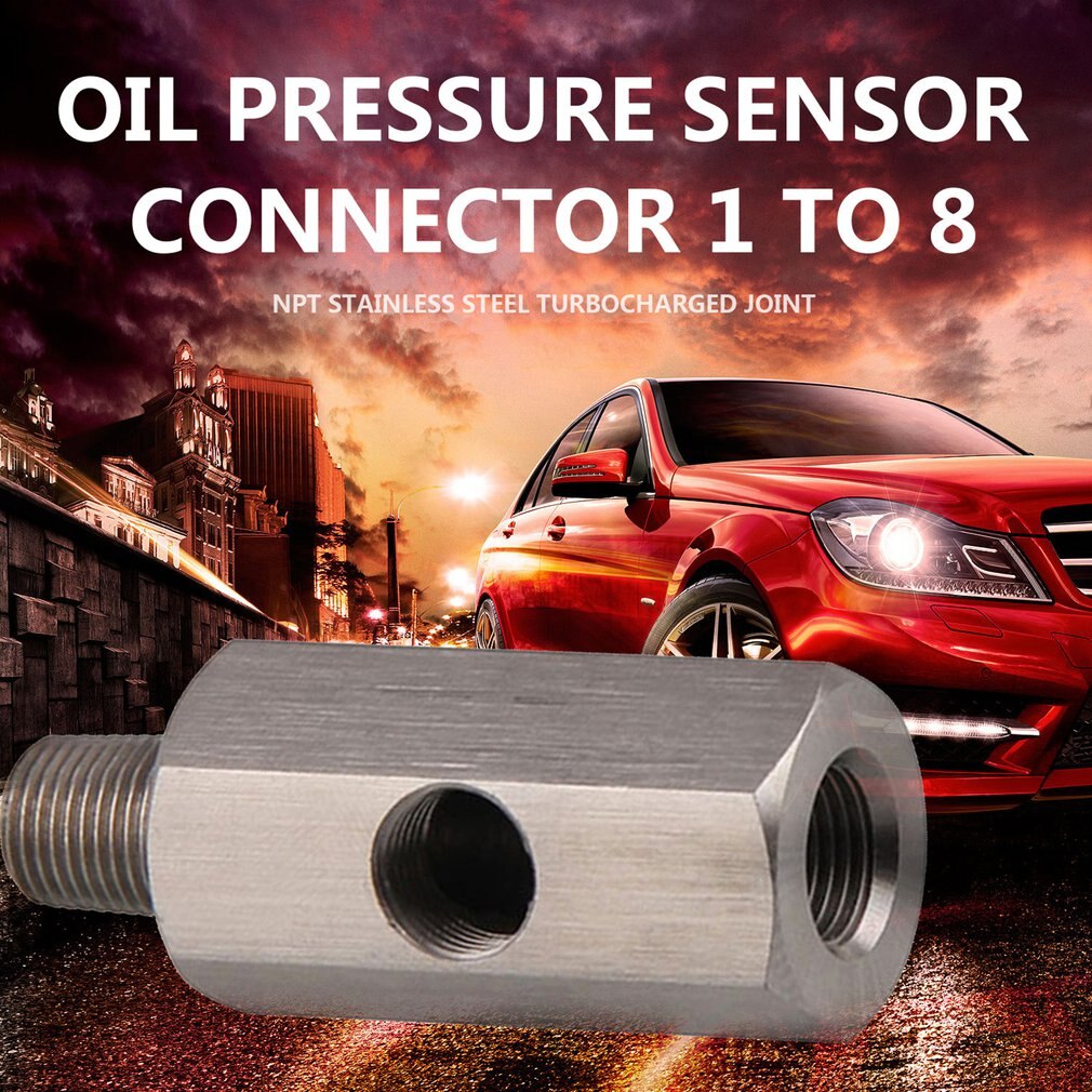 1/8 "Bspt Olie Druk Sensor Tee Tot Npt Adapter Tur... – Grandado