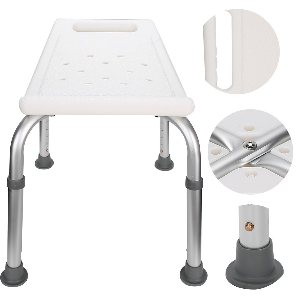 Non Slip Bath Chair Bench Height Adjustable Bathin... – Vicedeal