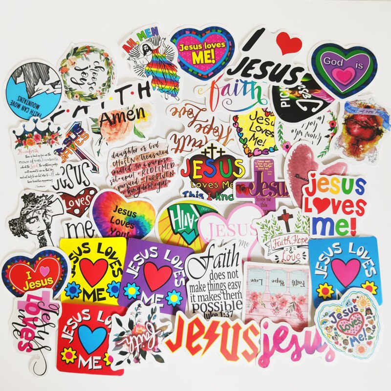 10/50pcs Jesus Christians Believe In Famous Saying... – Vicedeal