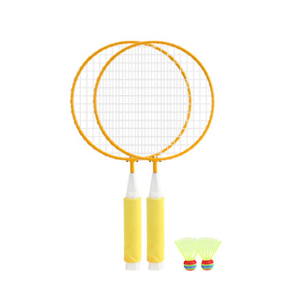 1 par barn barn badmintonracket set med 2 st badmi... – Vicedeal