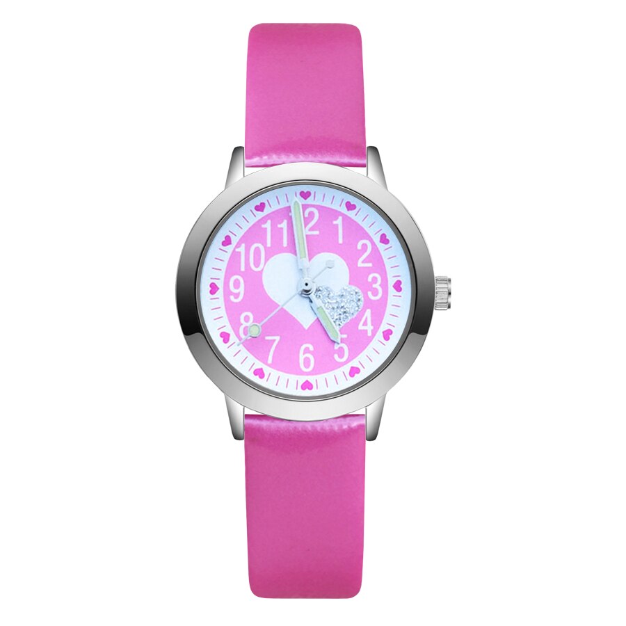 Cute Heart-shaped style Children's Watches Kids St... – Vicedeal