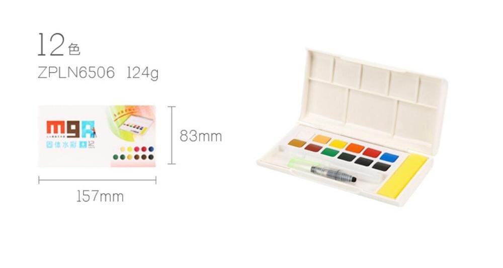 12/36 Solid Watercolor cake Paint set drawing Colo... – Vicedeal