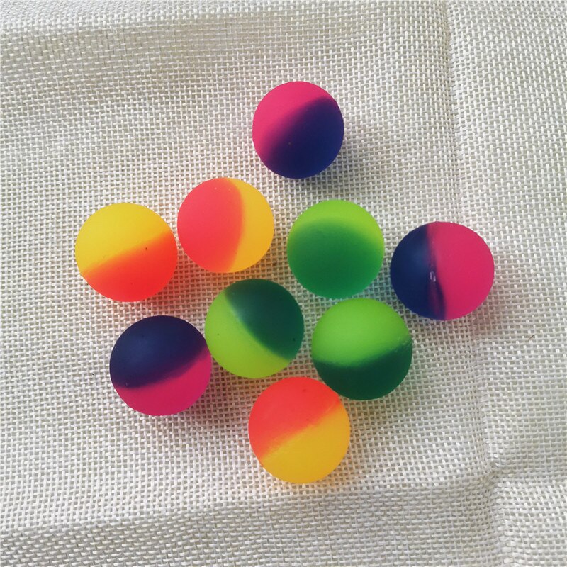 10pcs Children 25mm Double-color Bouncing Balls Ru... – Grandado