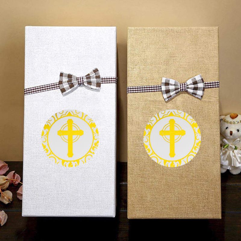 500pcs Religious Christian Cross Stickers with Gol... – Grandado