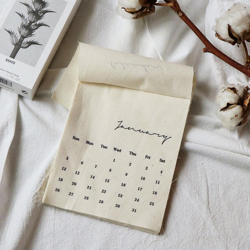 Hanging Calendar Eye-catching Photo Prop White Dec... – Grandado