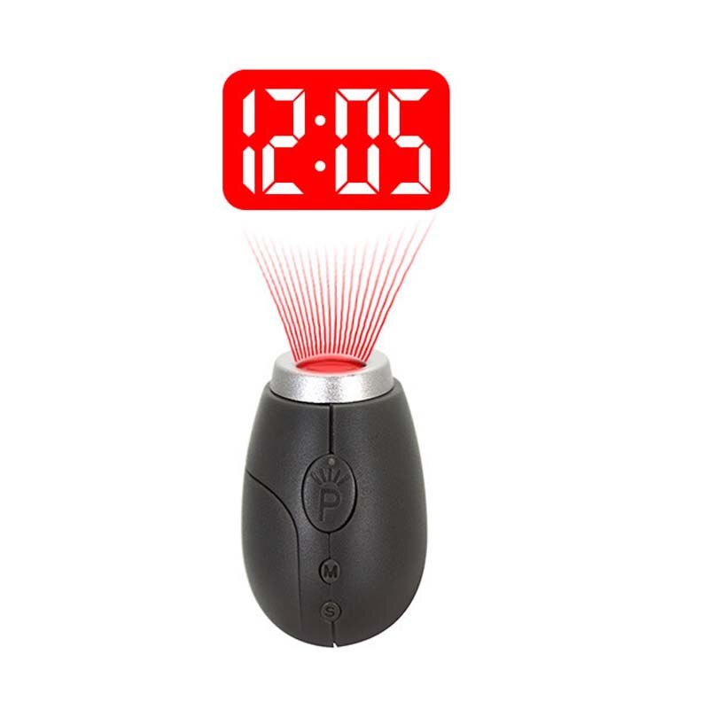 Reloj LED de proyección Digital portátil, reloj co... – Grandado