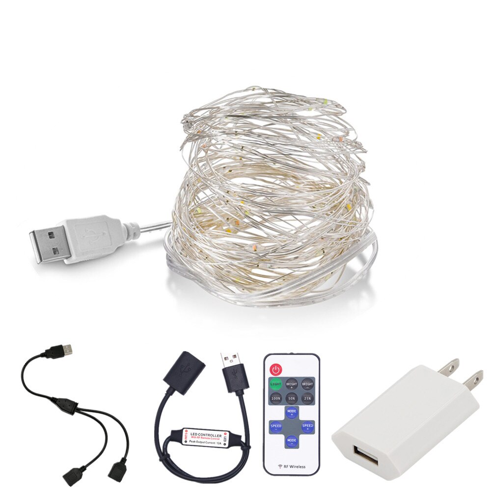 USB 40m LED String lights Waterproof lighting For ... – Grandado