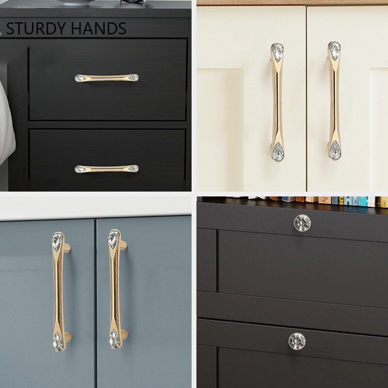 European Style Zinc Alloy Cupboard Handles Home Cr... – Grandado