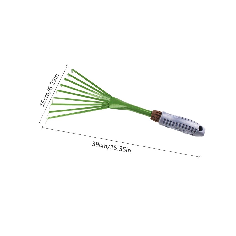 1pcs Nine Teeth Grass Rake Sapless Leaf Garden Too... – Grandado