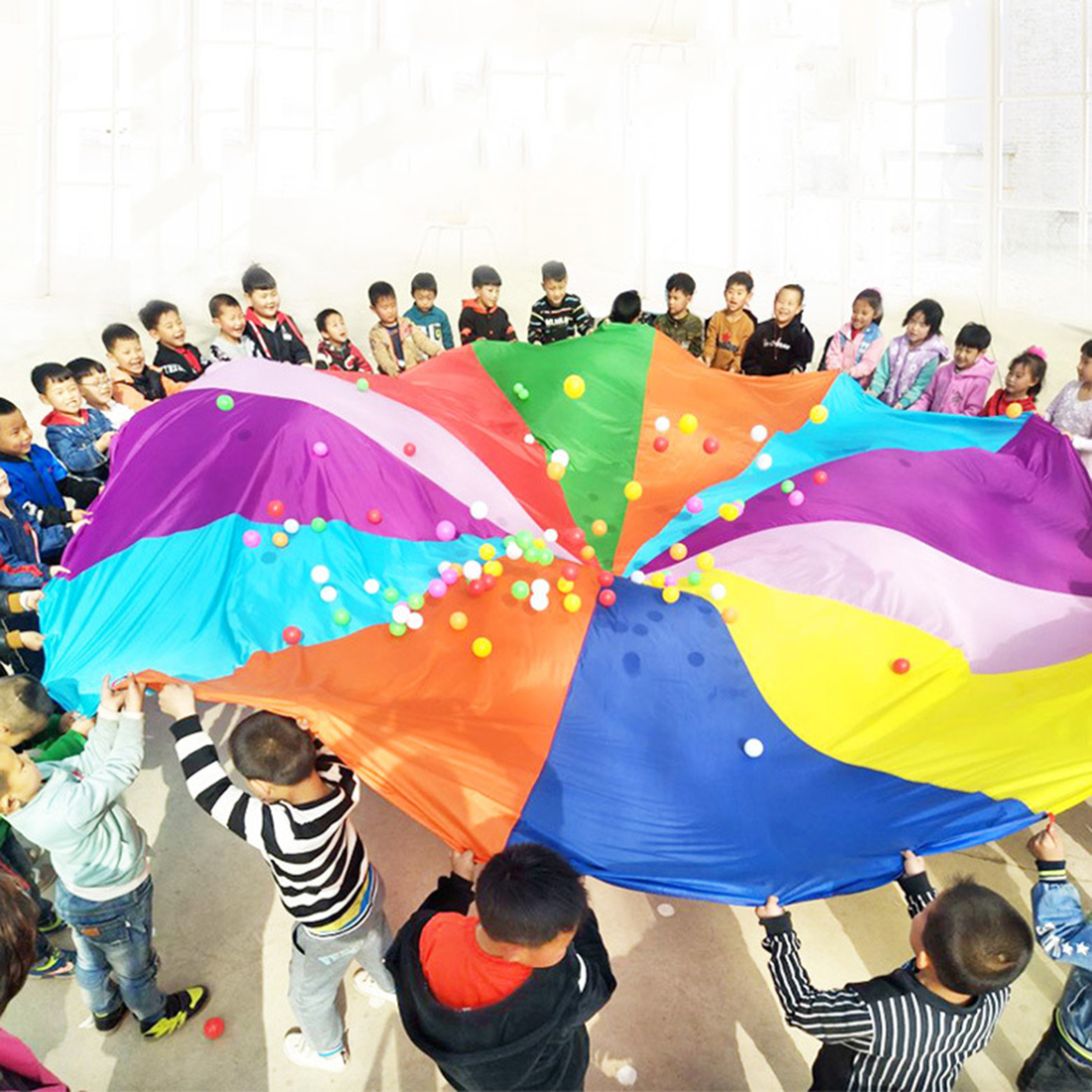 3m Family Rainbow Outdoor Play Parachute Early Chi... – Grandado