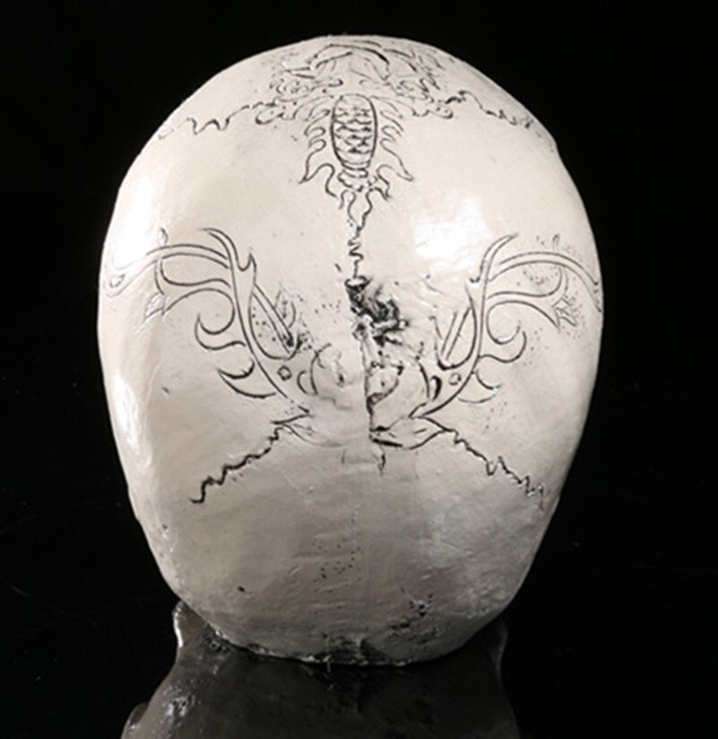 LED Eyes Resin Skull Skeleton Head Statues Demon S... – Vicedeal