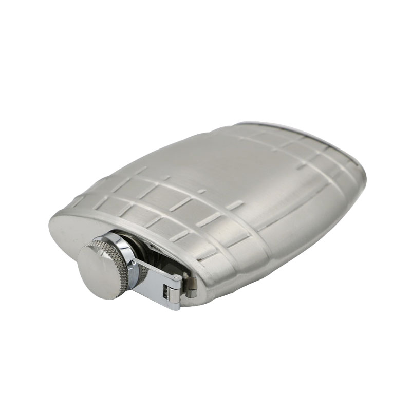 Mini 6oz 18/8 Stainless Steel Drums Whisky Bottle Liquor Hip Flask Oil ...