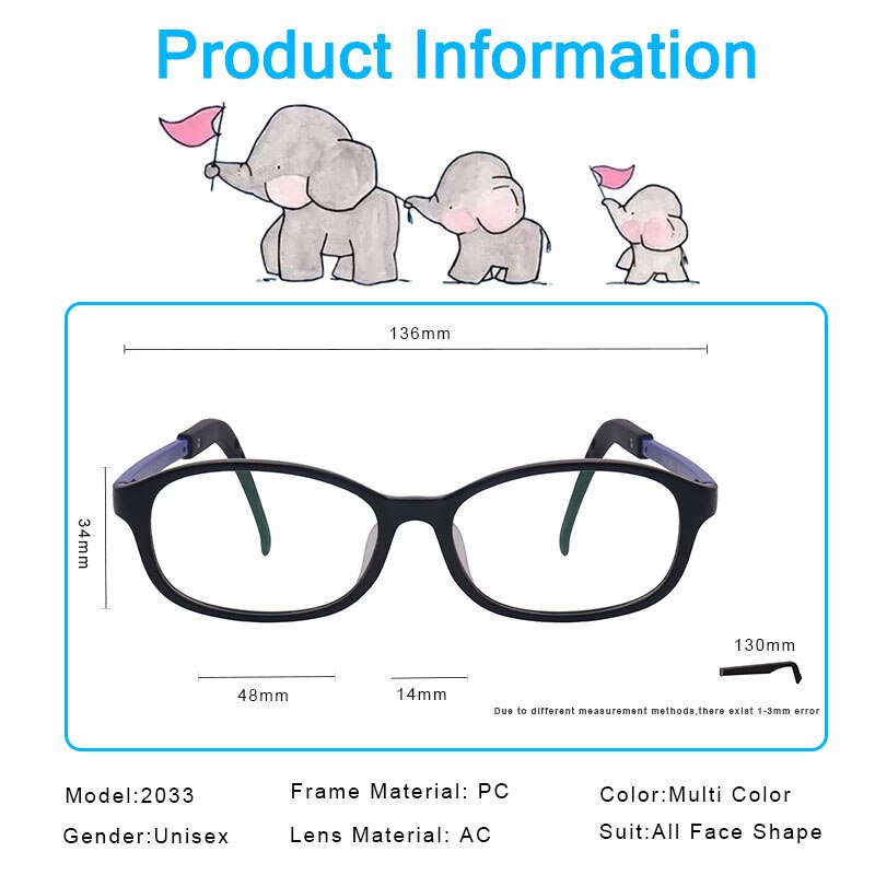 Wholes Kids Optical Glasses Frames Boy Girl Myopia... – Grandado