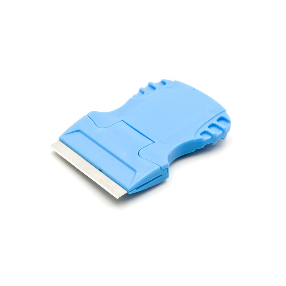 Plastic Mini Razor Blade Scraper Blue Grattoir Min... – Vicedeal