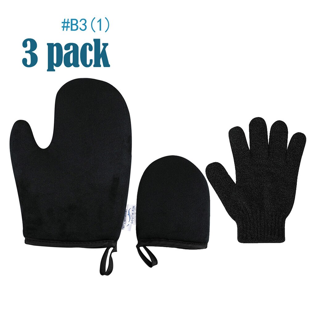 3 Pcs Self-Tanners Set Applicatoren Exfoliant Hand... – Grandado