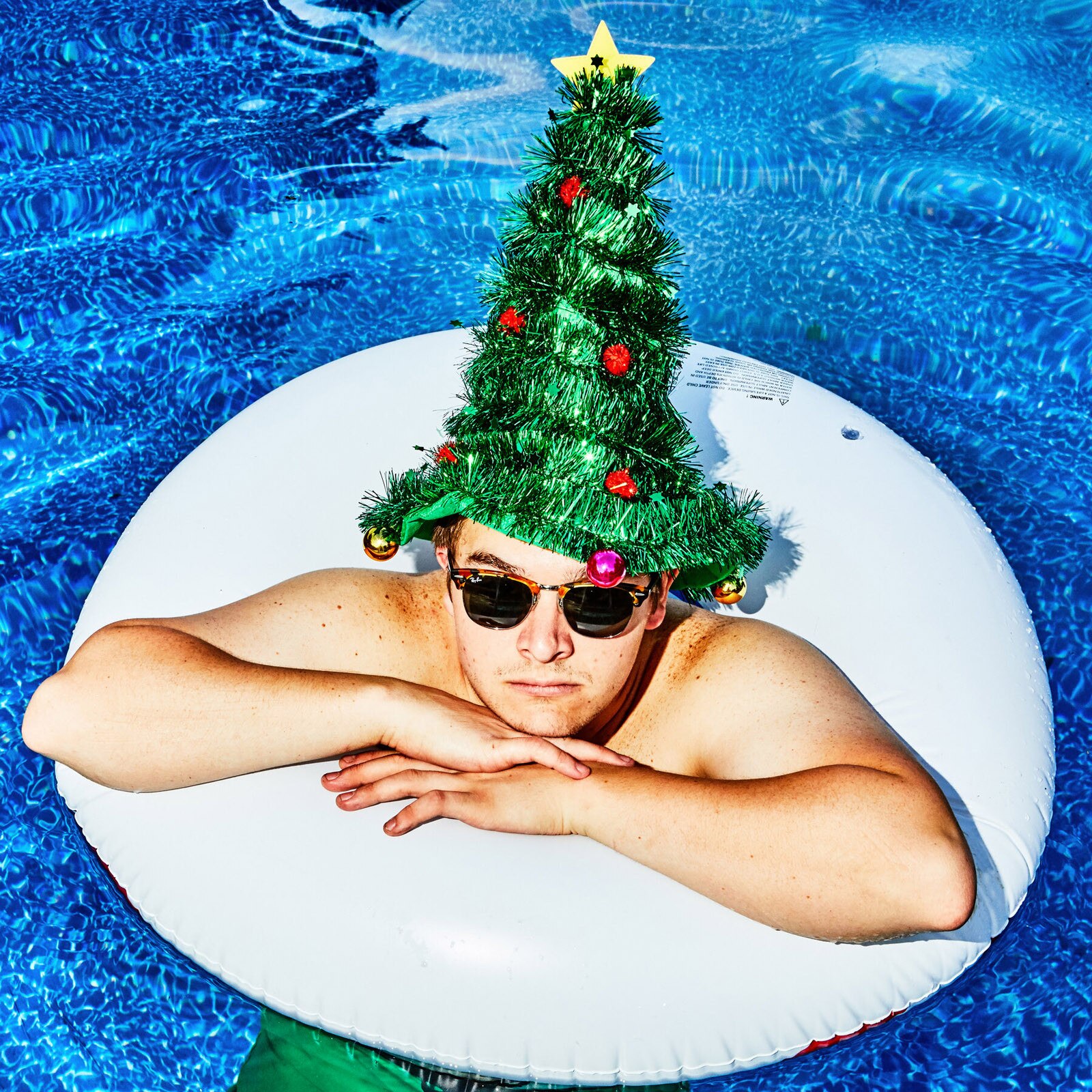 Weihnachten Baum Party Santa Hut Glänzend Lametta ... – Vicedeal