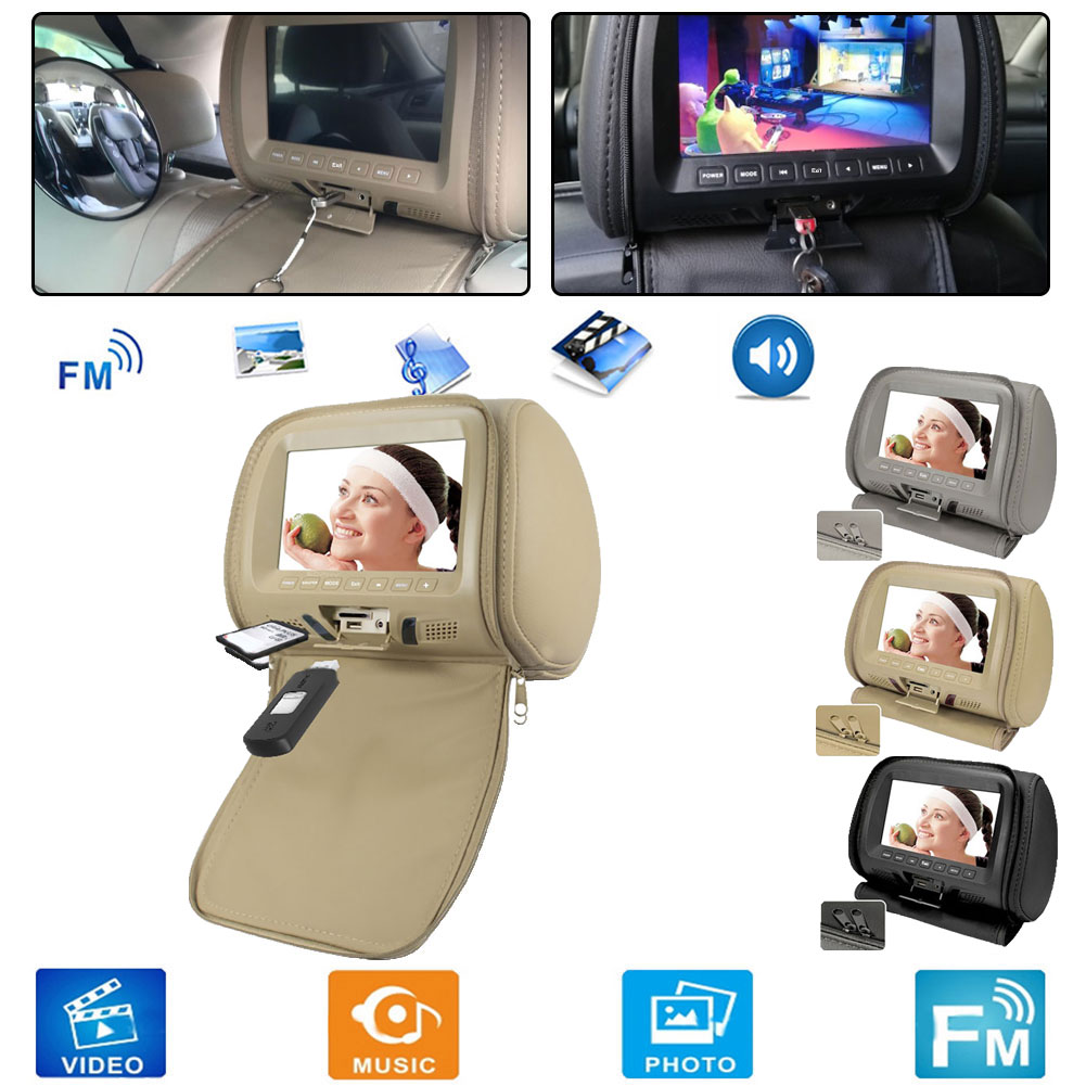 Universal 7 inches Automobile Car Headrest Monitor... – Grandado