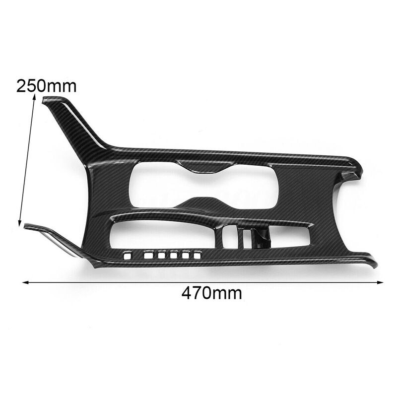 Karbonfiber stil gearskift panel panel holder cove... – Grandado