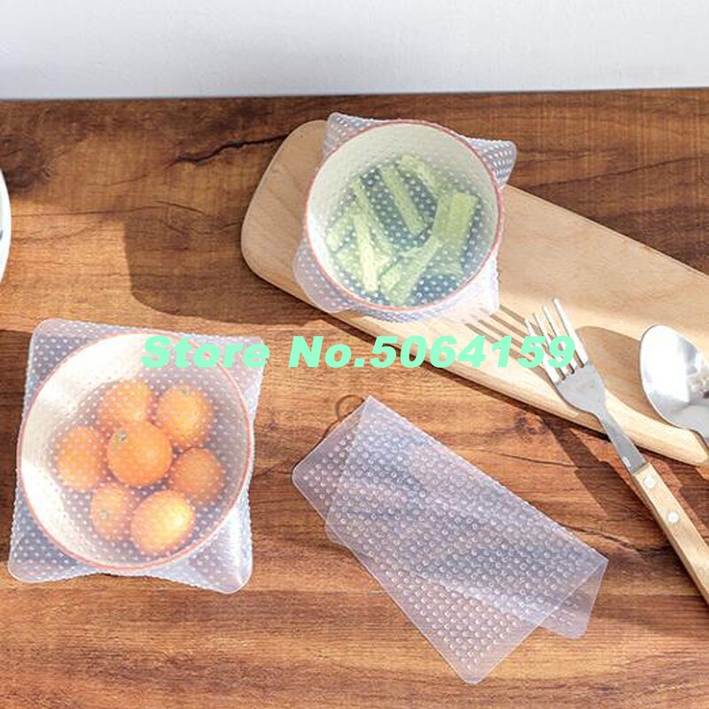5PCs Food Grade Keeping Food Hygienic Wrap Reusabl... – Grandado