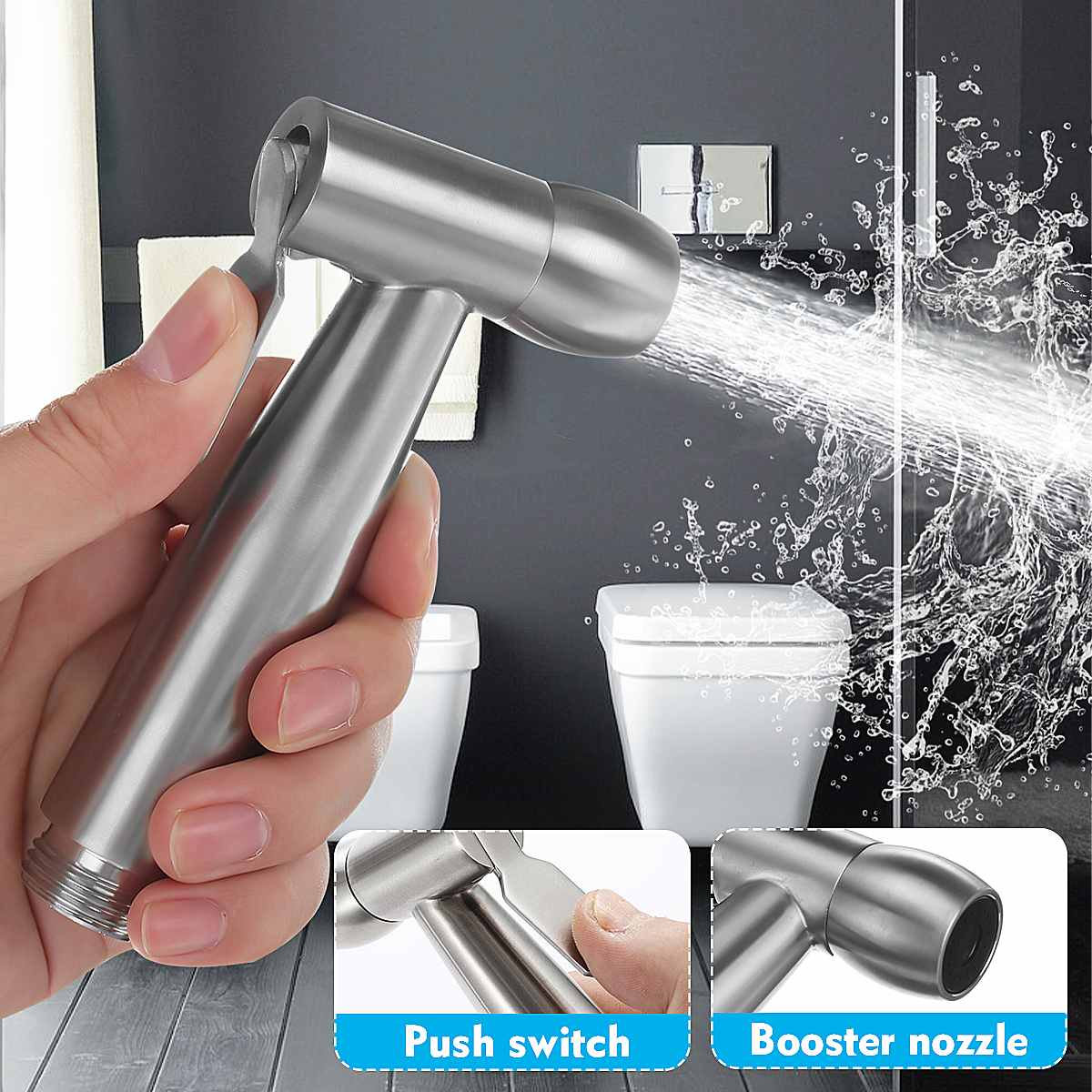 Zelfreinigende Douchekop Hand Bidet Sproeier Handh... – Grandado