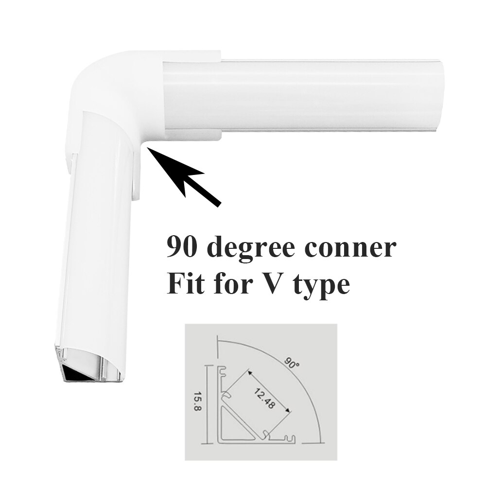 90 Graden Hoek Connector Led Hoek Aluminium Profie... – Vicedeal