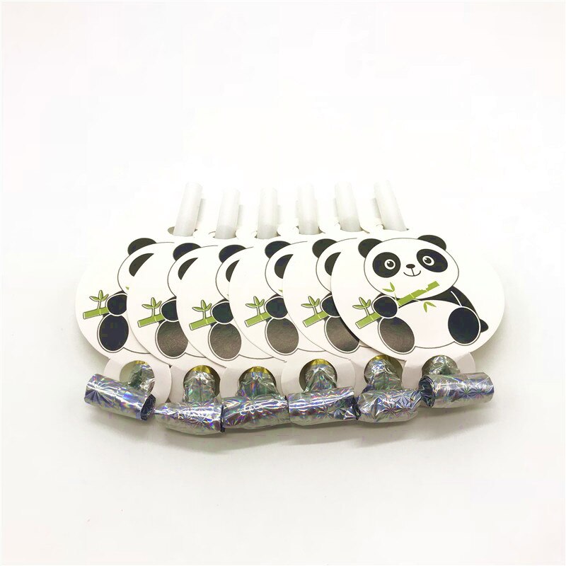 6 adet/grup Panda tema çocuk doğum günü partisi ko... – Grandado