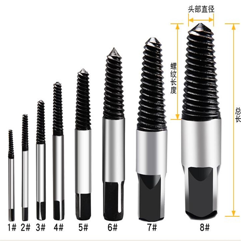 Schroef Extractor Kraan Gebroken Draad Anti-Tand T... – Vicedeal