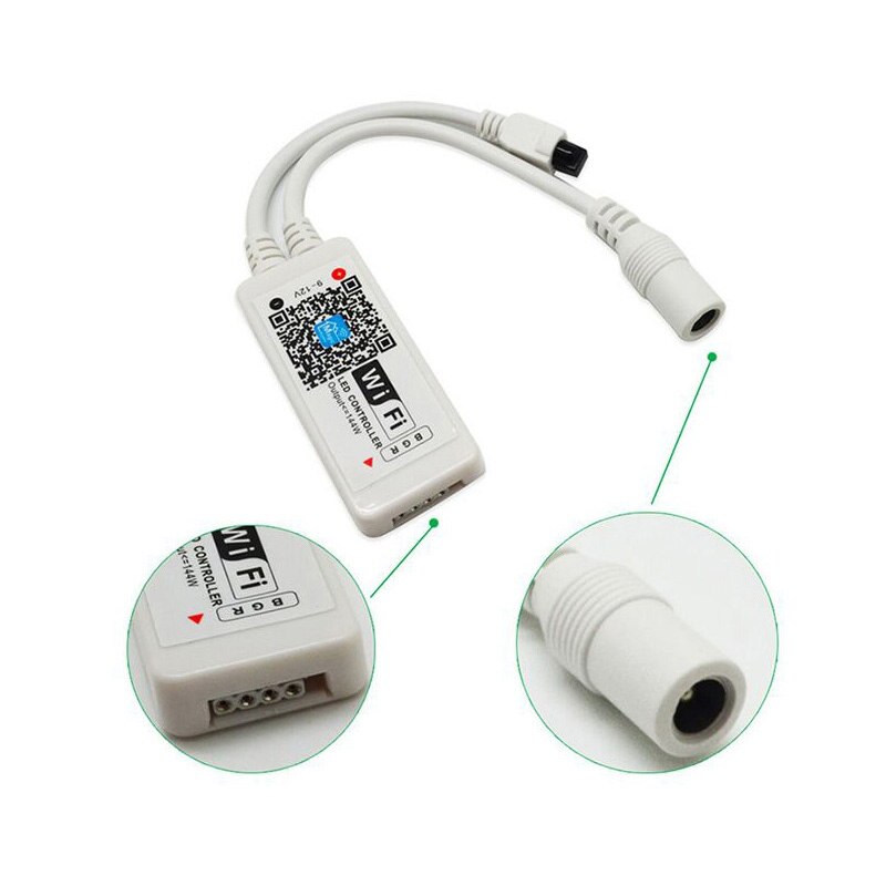 16 Miljoen Kleuren Wifi Rgb/Rgbw Led Controller Sm... – Grandado 16 Miljoen Kleuren Wifi Rgb/Rgbw Led Controller Sm... – Grandado