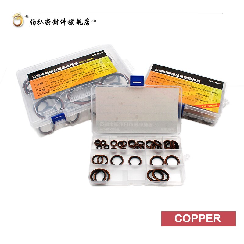 Copper washer M6 / M8 / M10 / M12 / M14 / M16 / M1... – Grandado