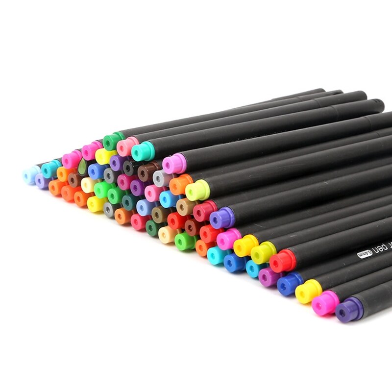 24 Colors Fineliner Needle Tip Marker Water Based ... – Grandado