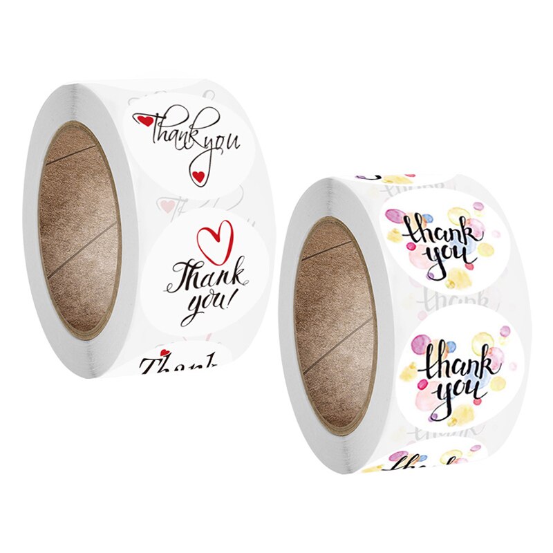 500Pcs/Roll Dank U Stickers Voor Seal Labels 2.5Cm... – Vicedeal