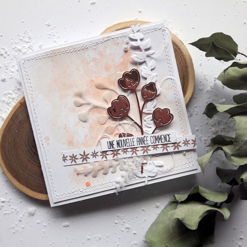 Twee Bladeren Stencil Metalen Stansmessen Voor Scr... – Vicedeal