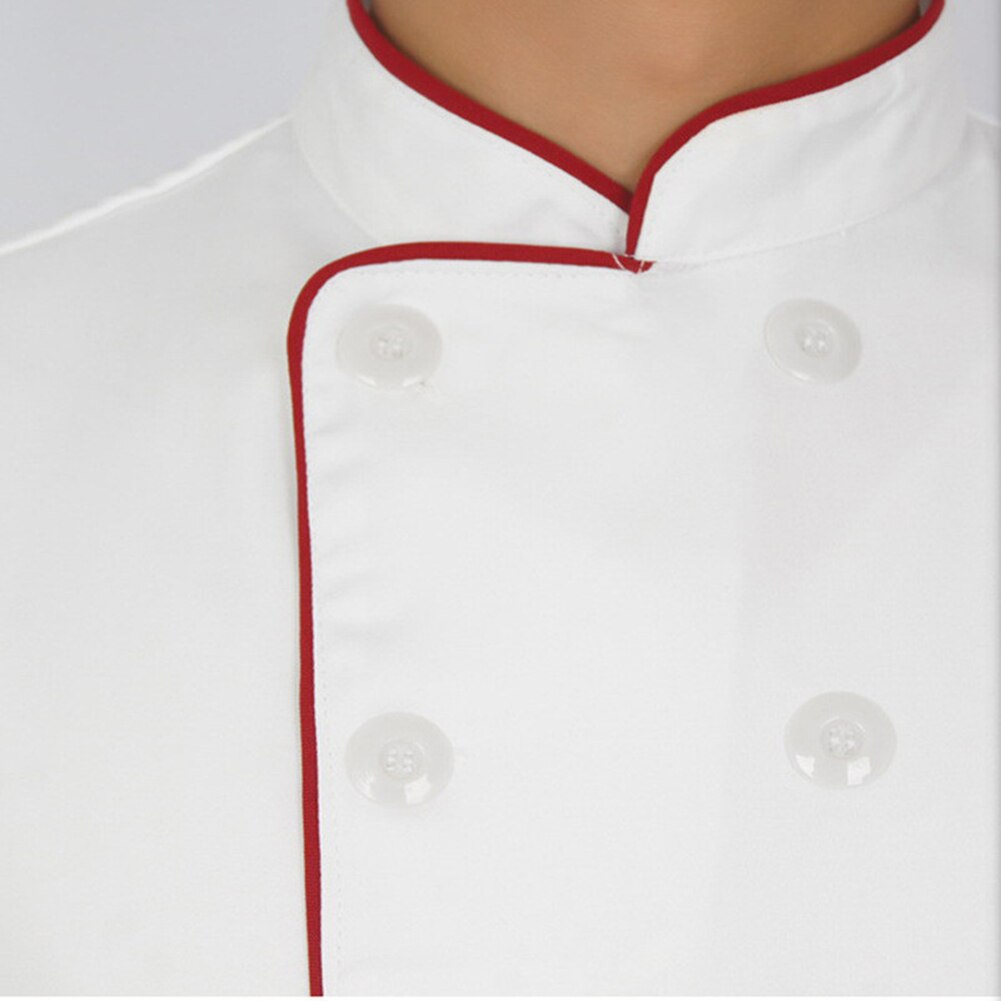 Men Short Sleeve Double-breasted Chef Waiter Work ... – Vicedeal